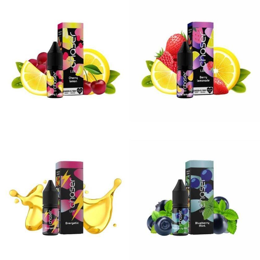 Рідина Chaser Lux 30ml 65mg (salt) – Berry Lemonade ICE купити в Milky Vape