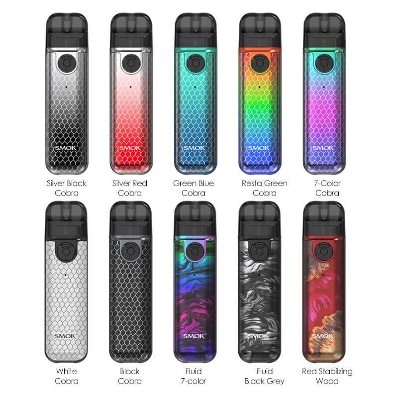 Стартовий набір SMOK Novo 4 Mini (900mAh 2ml) – Red Stabilizing Wood ...